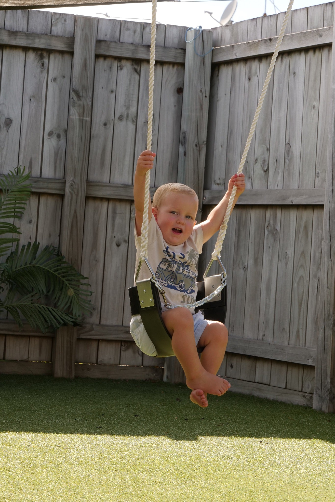 Sturdy Half Bucket Toddler Swing – Swings and Things NZ